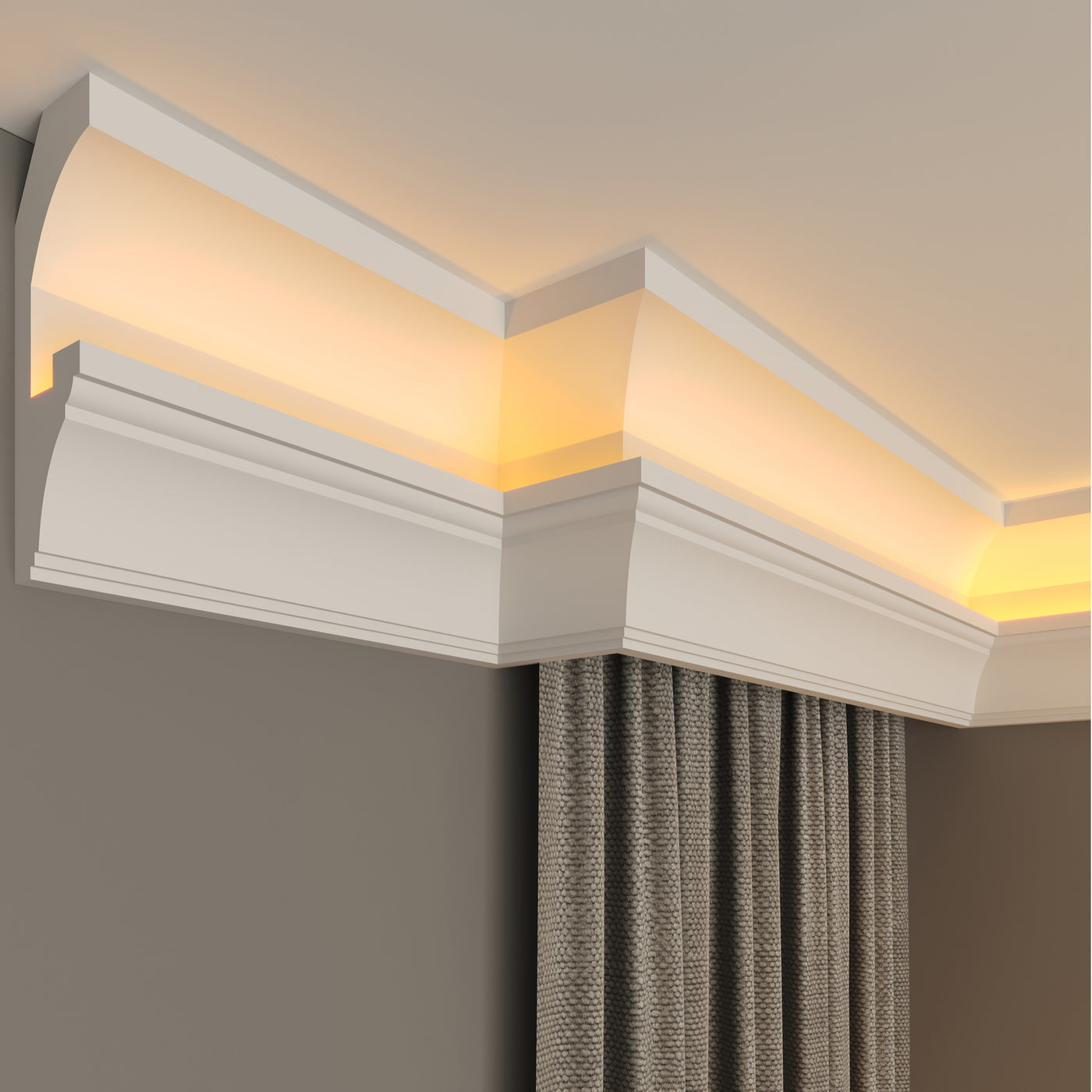 Led Coving Cornice Moulding Ceiling Decoration CLF01 | Fast Decor