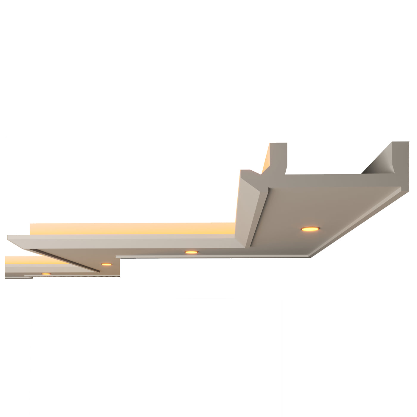 Led Coving Cornice Moulding Ceiling Decoration CLS07 | Fast Decor