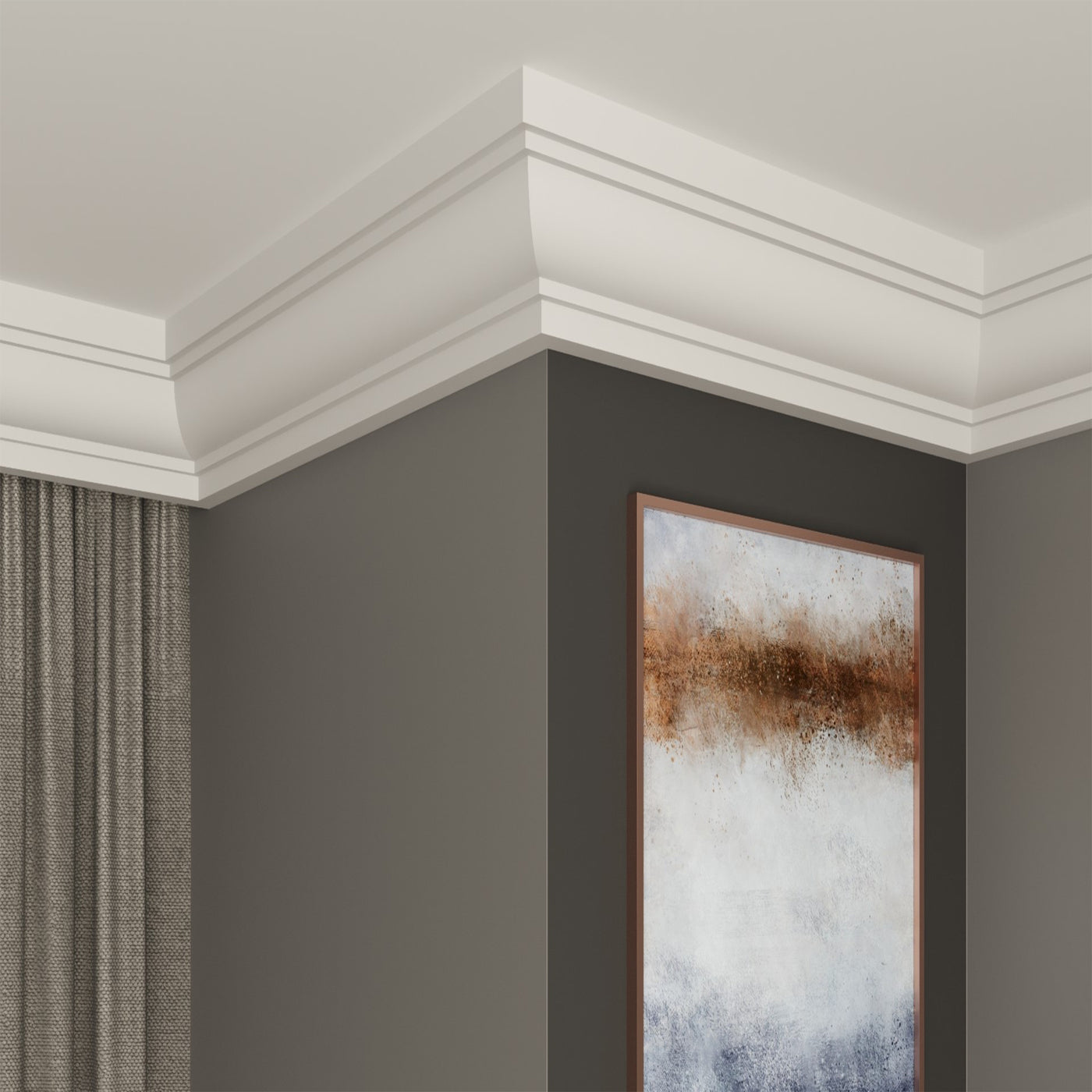 Coving Cornice Moulding Wall Ceiling DIY CS13 | Fast Decor