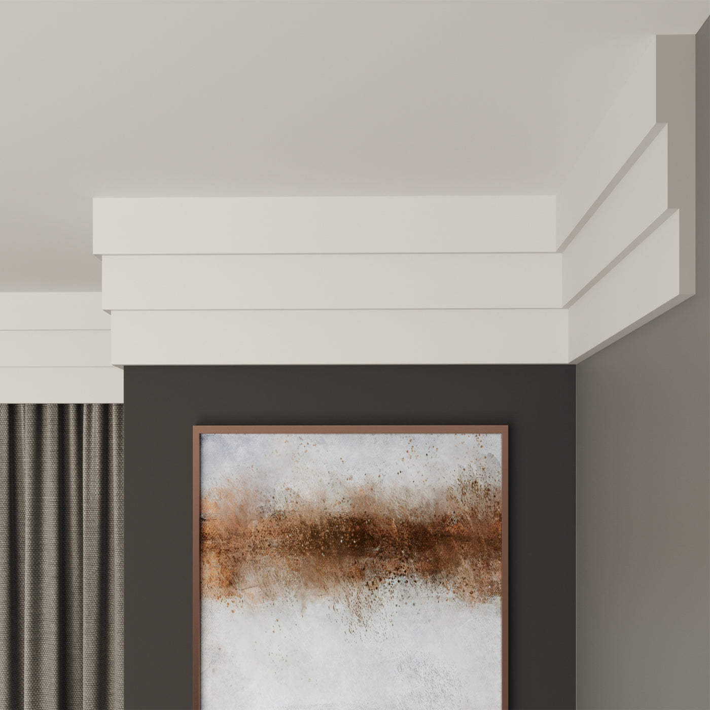 Coving Cornice Moulding Wall Ceiling DIY CS26 | Fast Decor