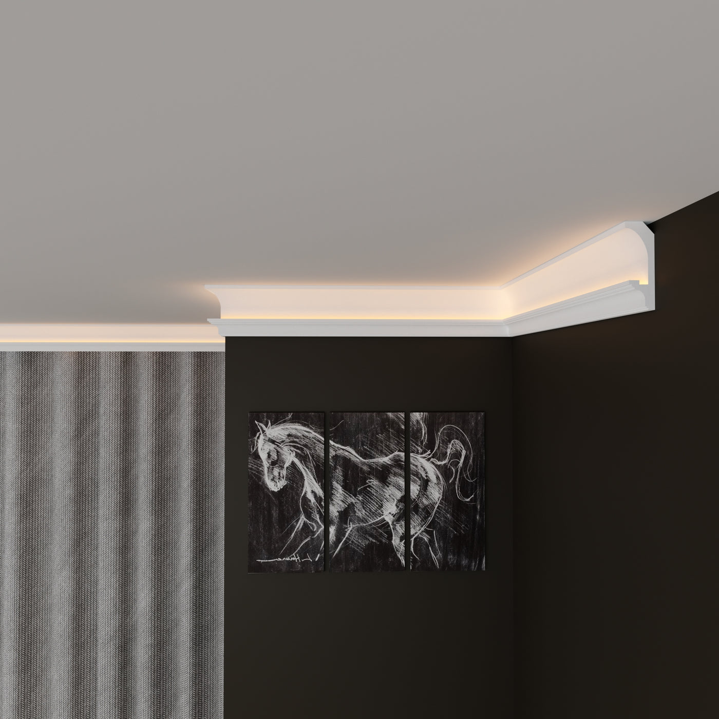 Led Coving Cornice Moulding Ceiling Decoration CLF01 | DeconilUk