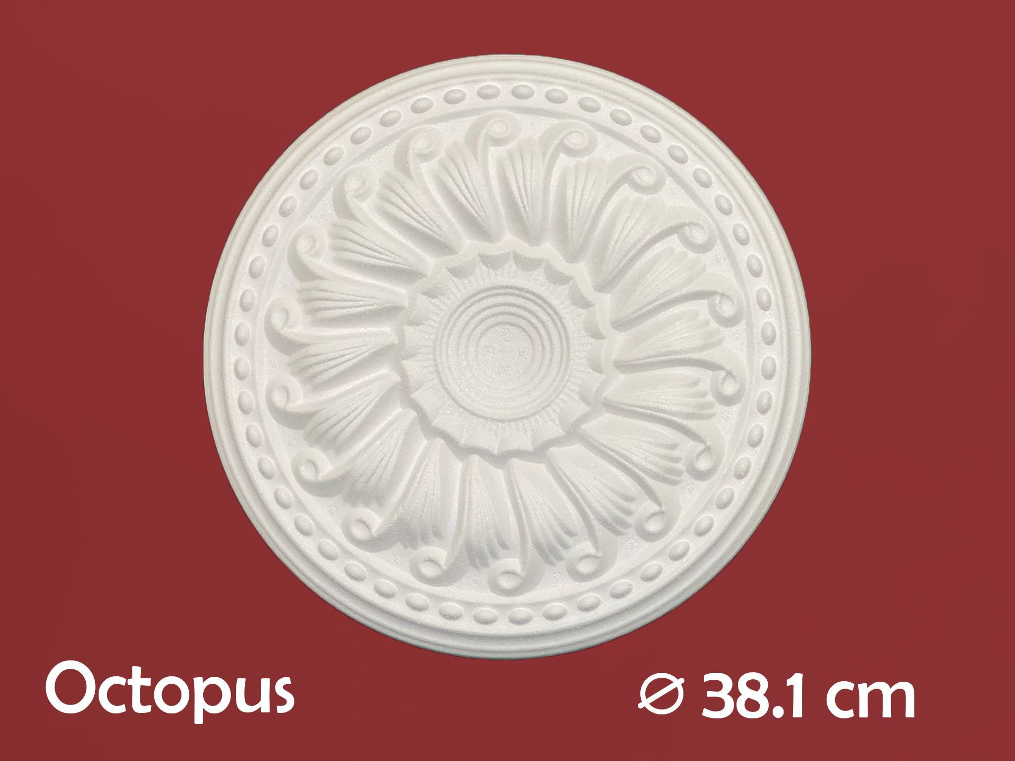 CEILING ROSE MEDALLION - OCTOPUS | Fast Decor
